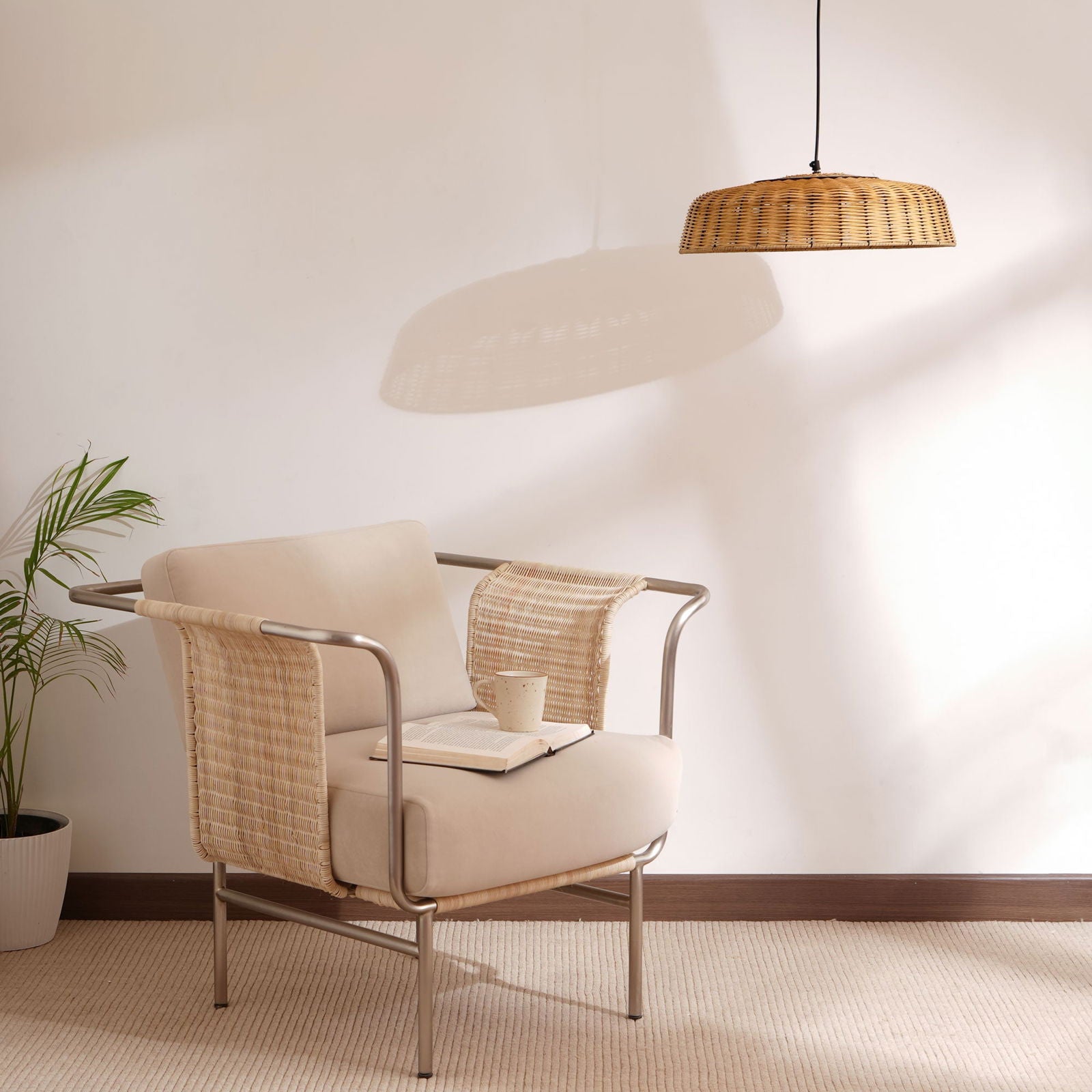 Natural Opulence Pendant Light - Hanging Lamp made by Rattan